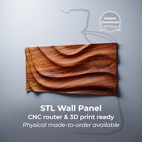Water Ripples Wave Panel Art. Digital Download STL File for CNC Carving ...