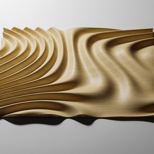 3d Stl Model Wave Panel CNC Files for Carving or 3D Printing - Etsy