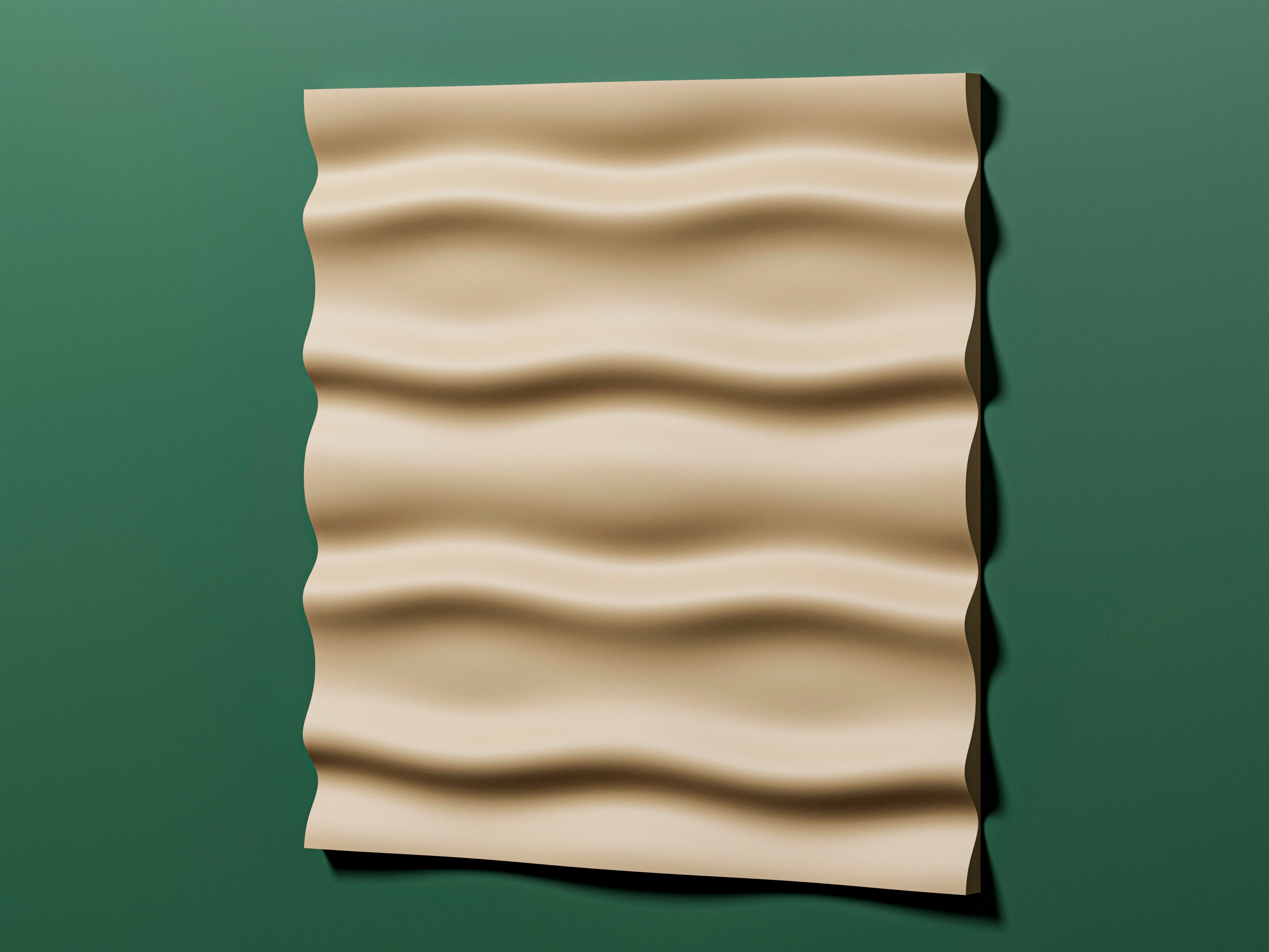 Wavy Decorative Wall Panel: 3D Print/cnc Carving STL File • TP10 - Etsy