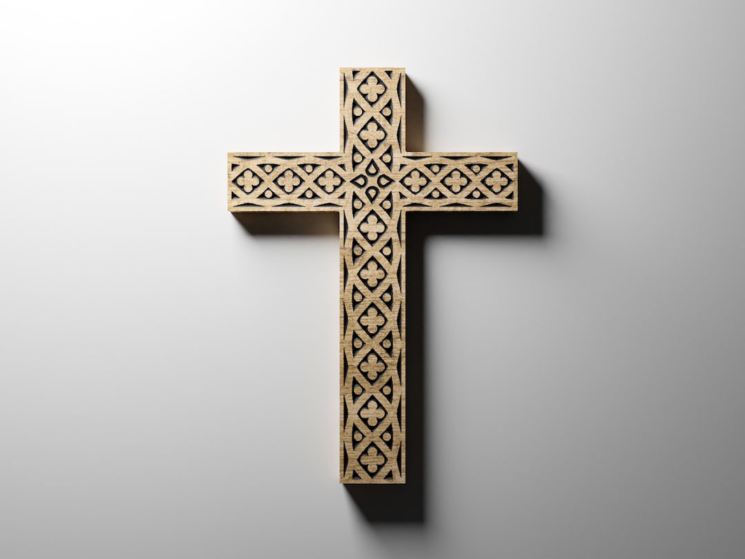 Cross Cnc File for Wood Router Engraving or 3d Print - Etsy