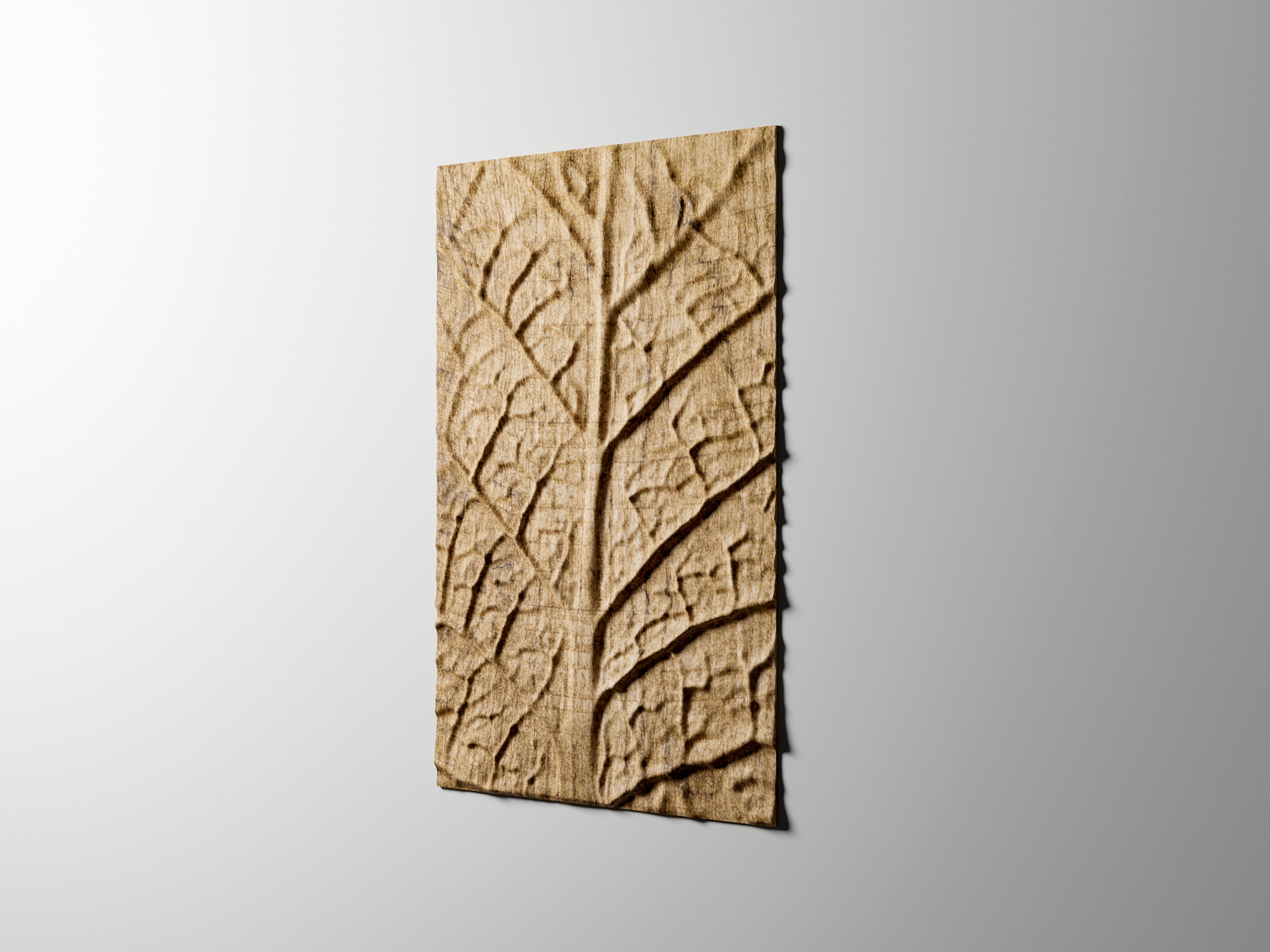 CNC Stl File for Wood Relief Carving, 3D Wall Art Leaf Texture. TP9 - Etsy