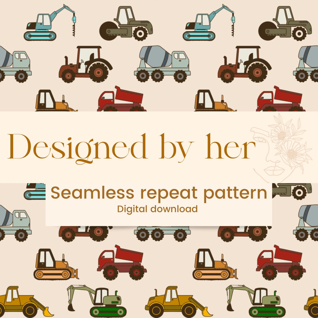 Seamless Repeat Pattern Diggers - Etsy