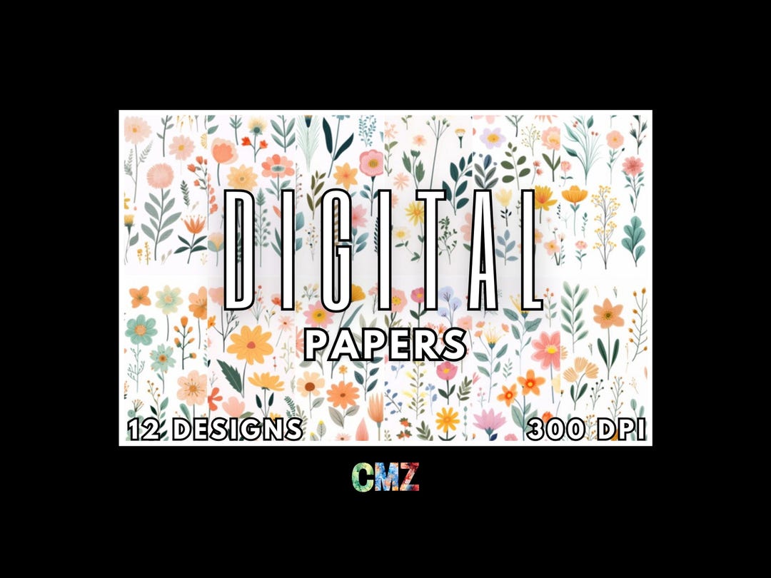 Digital Paper L Paper Art L Instant Download L Digital Background L ...