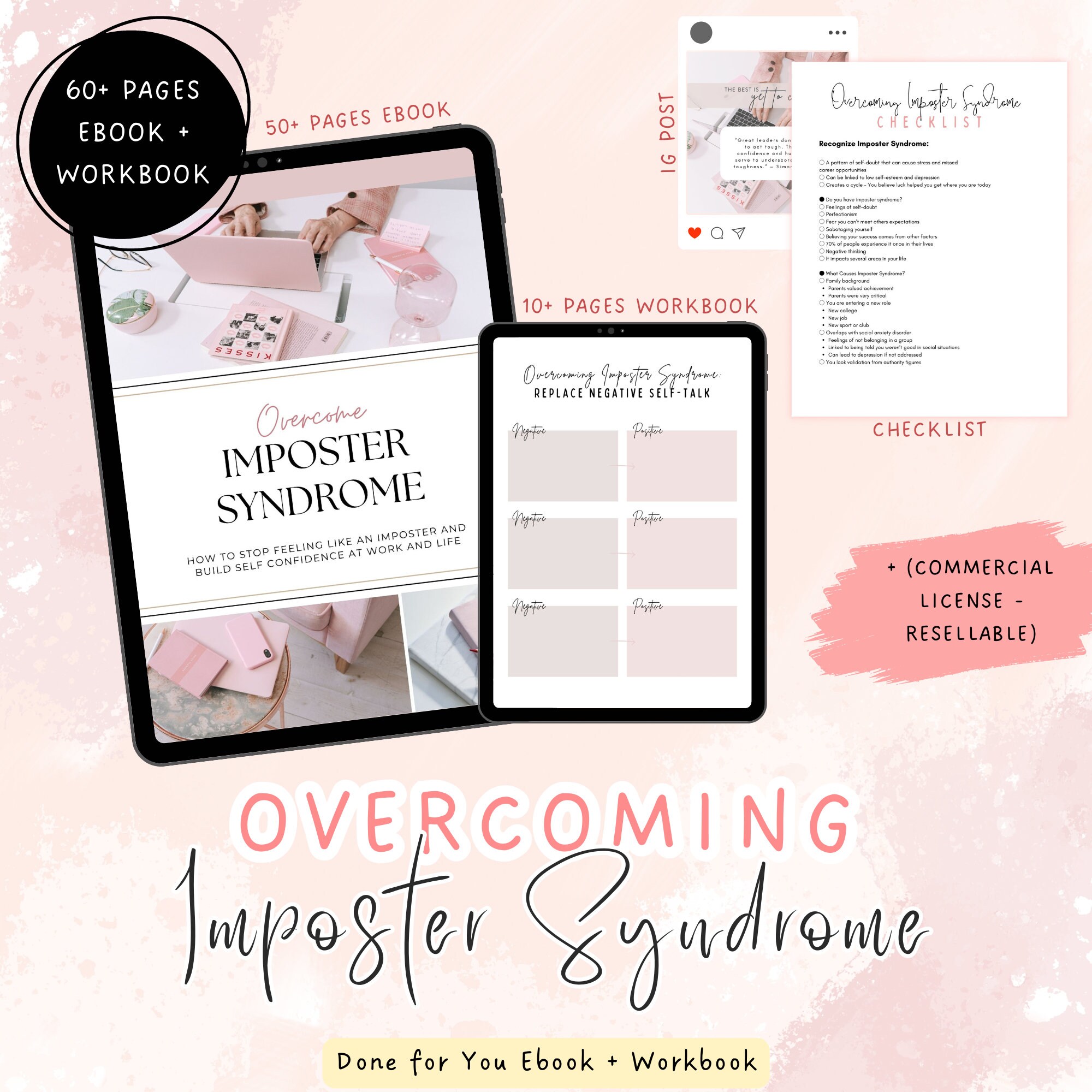 Imposter Syndrome Ebook Done for You Overcoming Imposter Syndrome ...