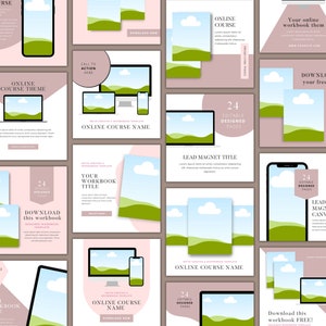 Mock up Canva Template for Coach | Digital Product Mock up | Online ...