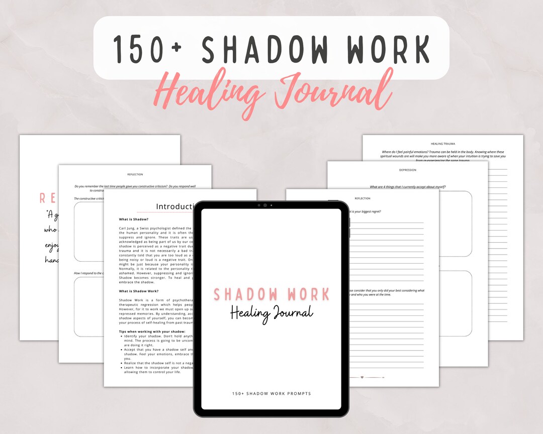 Shadow Work Journal Prompt for Mental Health Therapy Journal Printable ...