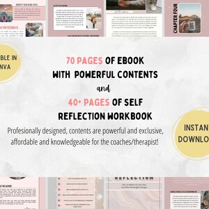 Self Reflection Workbook Done for You Course Brandable Life Coach Ebook ...