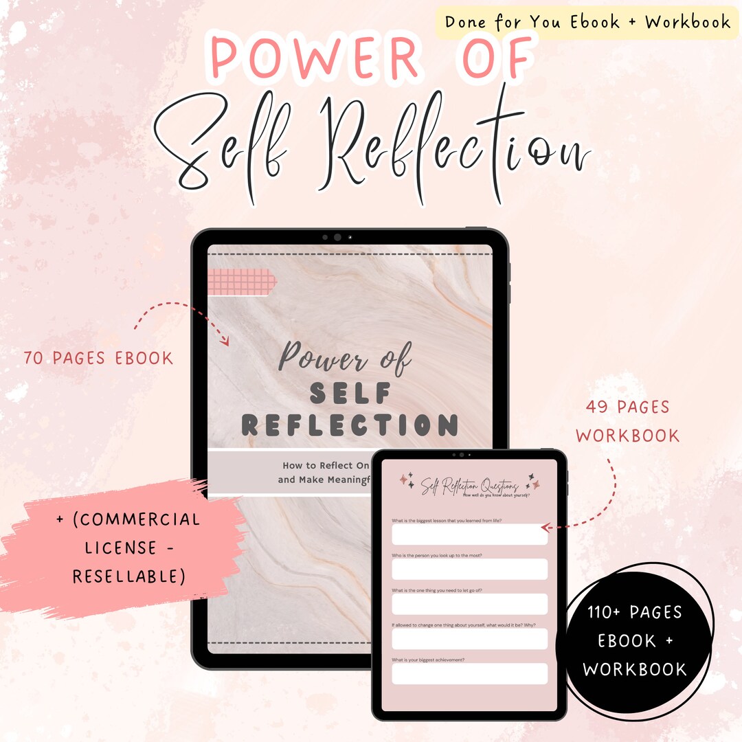 Self Reflection Workbook Done for You Course Brandable Life Coach Ebook ...
