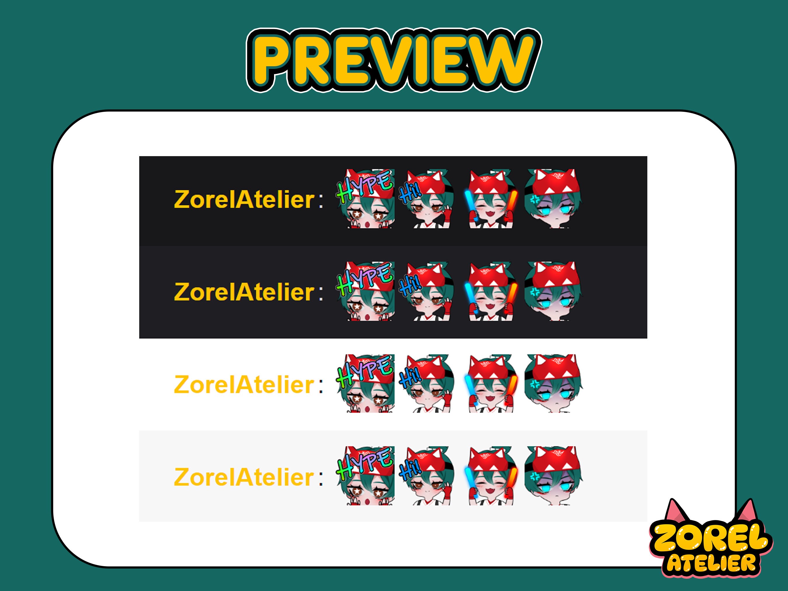 Kiriko Overwatch 4 Emote Set | Twitch Emotes Pack | Discord Emoji for ...