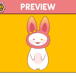 Customizable Vtuber Avatar Live2d | Cat Dog Bunny Bear Mouse Fox Devil ...