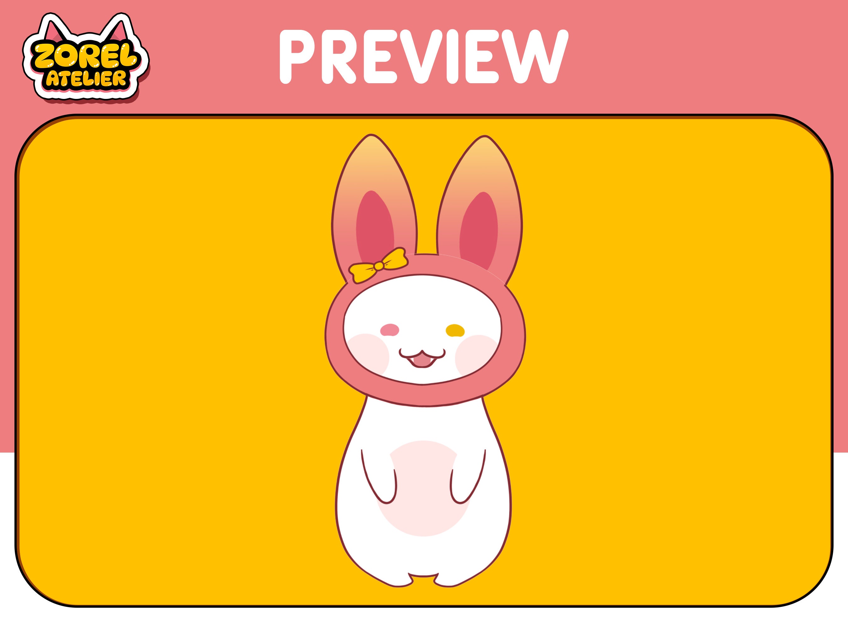 Customizable Vtuber Avatar Live2d Cat Dog Bunny Bear Mouse Fox Devil ...