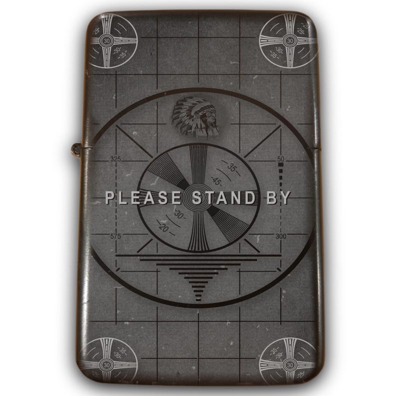 Fallout PLEASE STAND BY Loading Screen Inspired Design Black Star ...