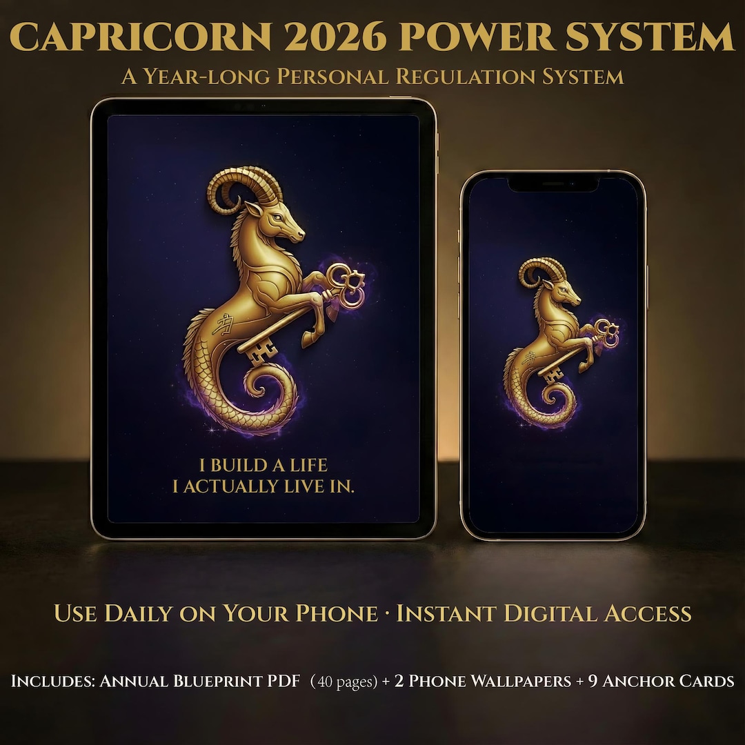 Capricorn 2026 Power System PDF | Digital Self-regulation Toolkit ...