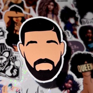 4 PC Artist Stickers, Rnb, Rap, Neo-soul, Singers, Laptop Stickers ...