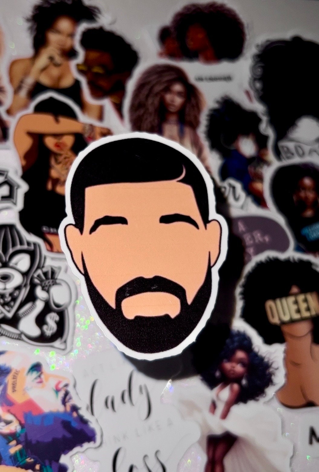 4 PC Artist Stickers, Rnb, Rap, Neo-soul, Singers, Laptop Stickers ...