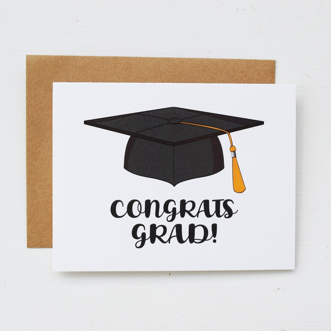 Congrats Grad Graduation Card / Congratulations Cards, Graduation Hat ...