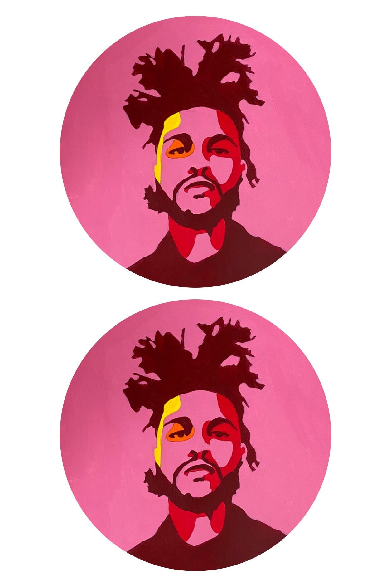 The Weeknd Stencil