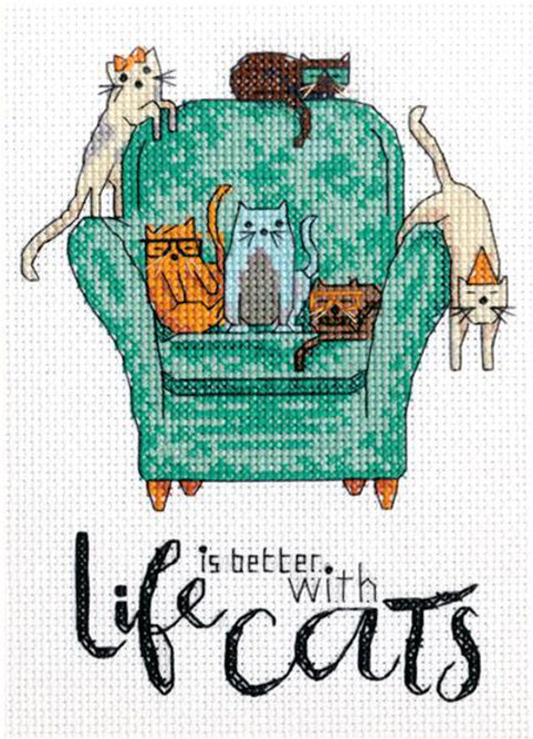 Playful Cats 70-65222 Dimensions Cross Tip Kit - Etsy