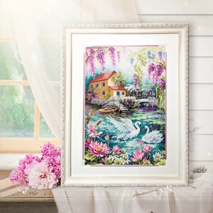 250-705 Dream Lake. Magic Needle Cross Stitch Kit - Etsy