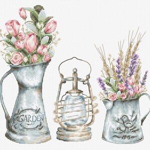 B7005 Lamp Luca-s Cross Stitch Kit - Etsy