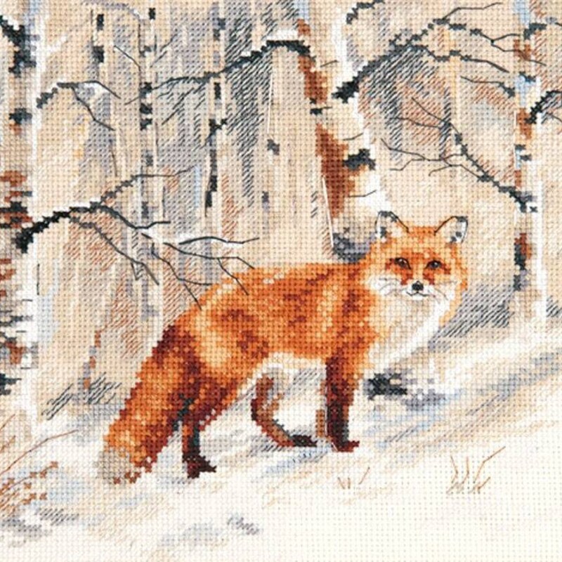 Fox Cross Stitch Kit - Etsy