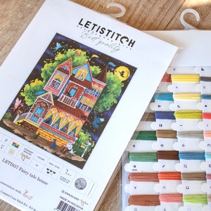 LETI 937 Fairy Tale House LETISTITCH Cross Stitch Kit - Etsy