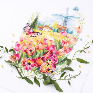 Magic Needle Cross Stitch Kit 210-350 Wildflowers of the Coast - Etsy