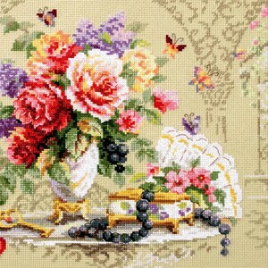 210-205 Flirty Time. Magic Needle Cross Stitch Kit - Etsy