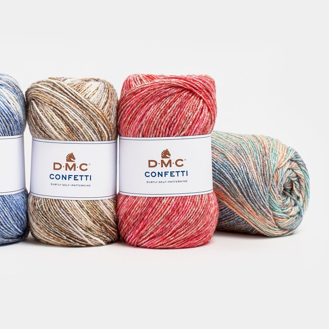Lana Para Tricot CONFETTI DMC - Etsy
