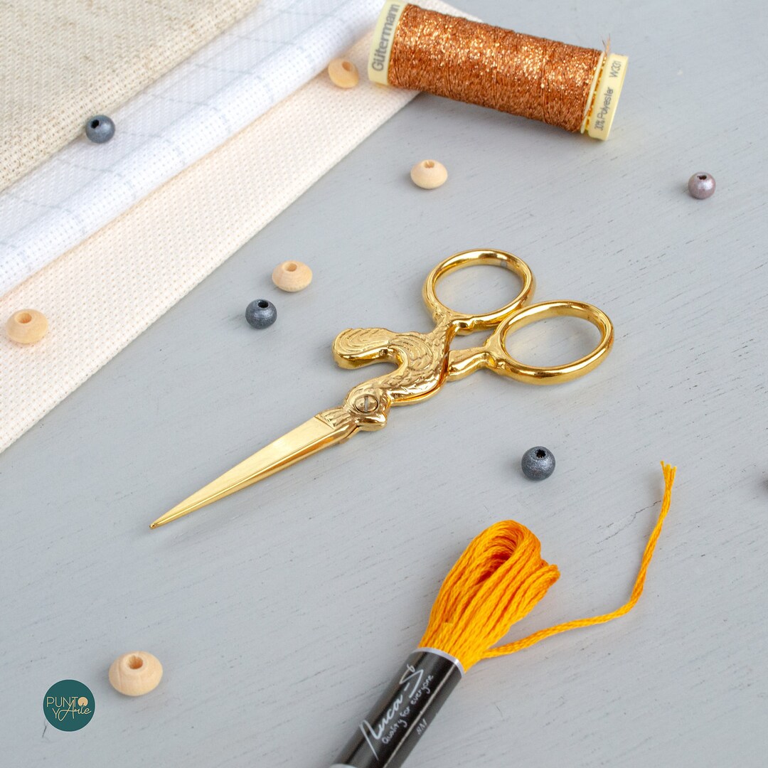 Cross Stitch Scissors 24K GOLD Collection 9.5 Cm Premax 10359 - Etsy
