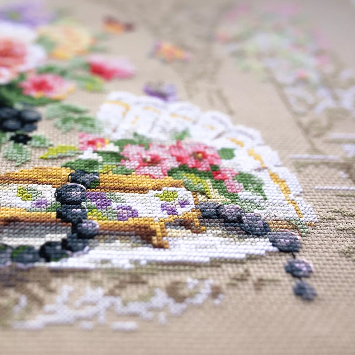 210-205 Flirty Time. Magic Needle Cross Stitch Kit - Etsy