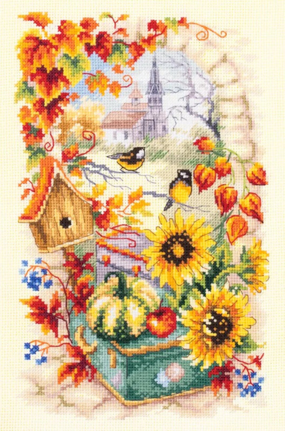 250-734 Autumn Story. Magic Needle Cross Stitch Kit - Etsy