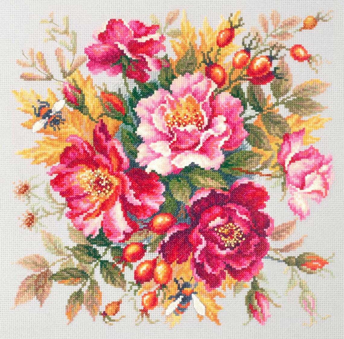 140-002 Magic Flower. Magic Needle Cross Stitch Kit - Etsy