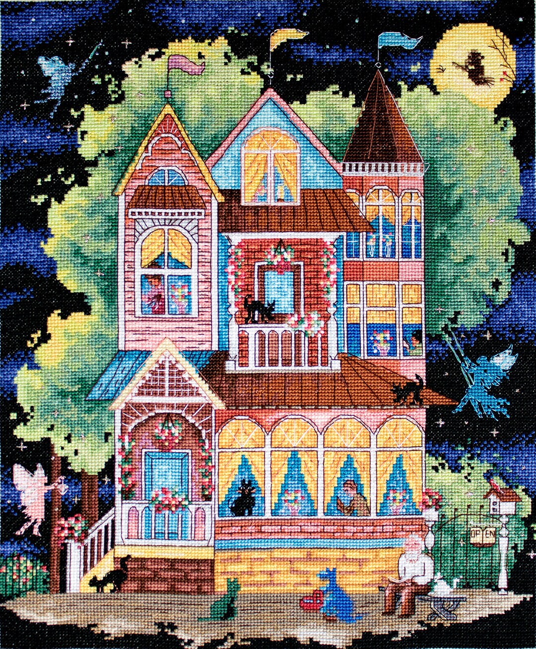 LETI 937 Fairy Tale House LETISTITCH Cross Stitch Kit - Etsy