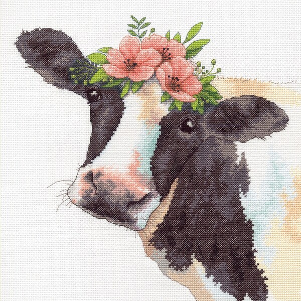Cow Cross Stitch - Etsy