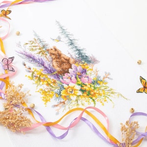 250-700 Spring Forest Spirit. Magic Needle Cross Stitch Kit - Etsy