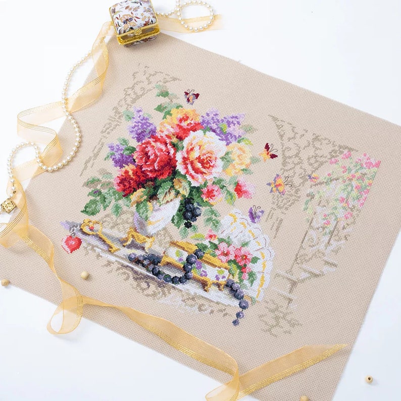 210-205 Flirty Time. Magic Needle Cross Stitch Kit - Etsy