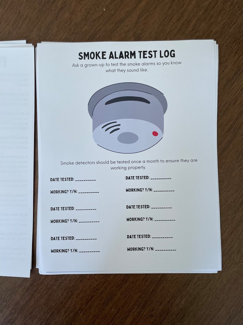 Emergency Preparedness Workbook for Kids, Fire Safety for Kids, Safety ...