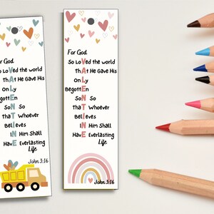 Printable Kids Valentines | Bookmarks for Kids | Bible Verse Valentine ...