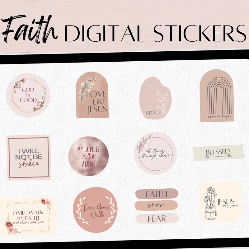 Faith Sticker - Etsy