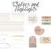 Goodnotes Sermon Church Notes Stickers and Highlights | Digital Bible ...