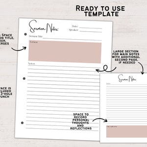 Goodnotes Sermon Church Notes | Bible Study Notes | Digital Church ...