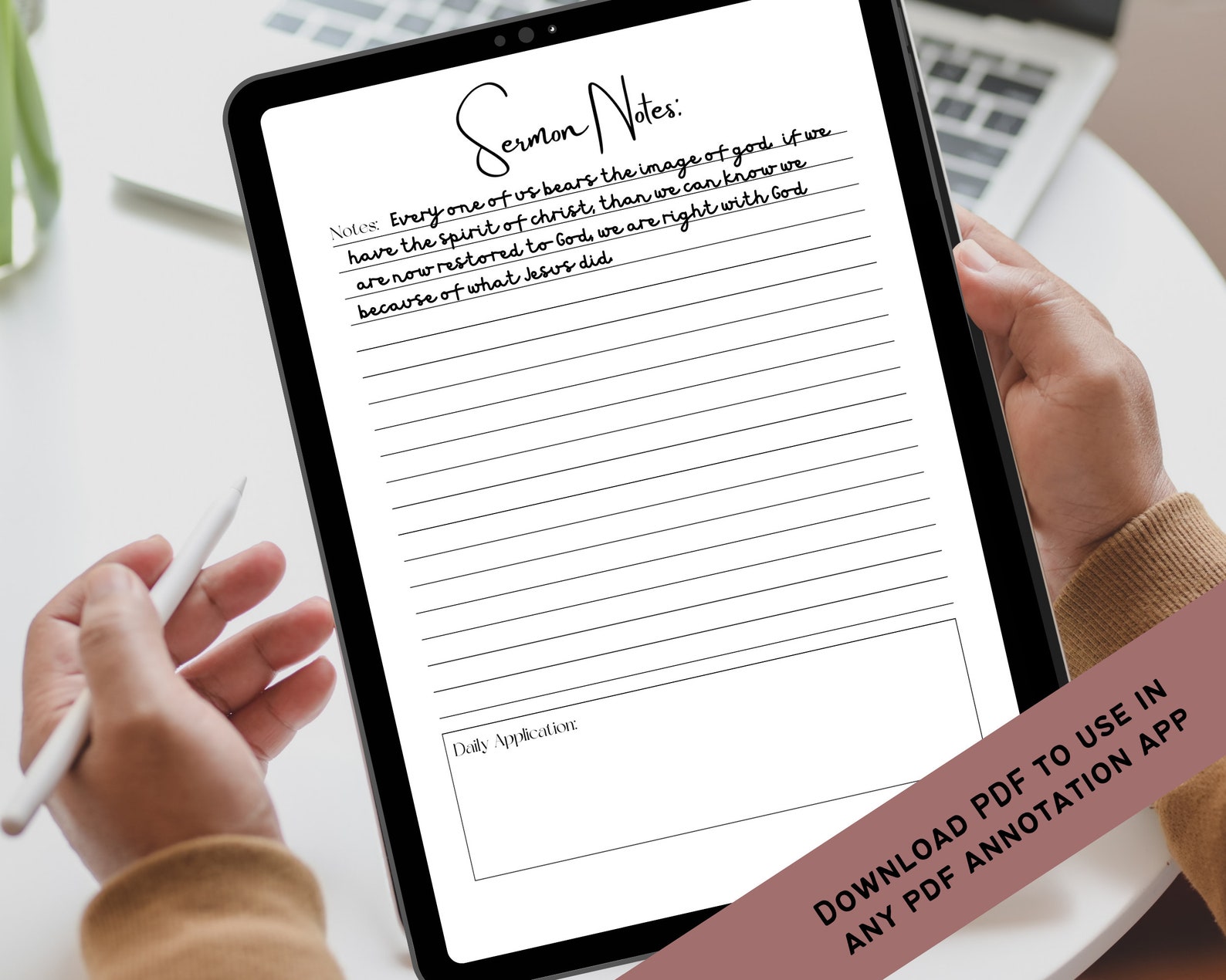 Sermon Church Notes Printable | Digital Download | Bible Study Notes ...