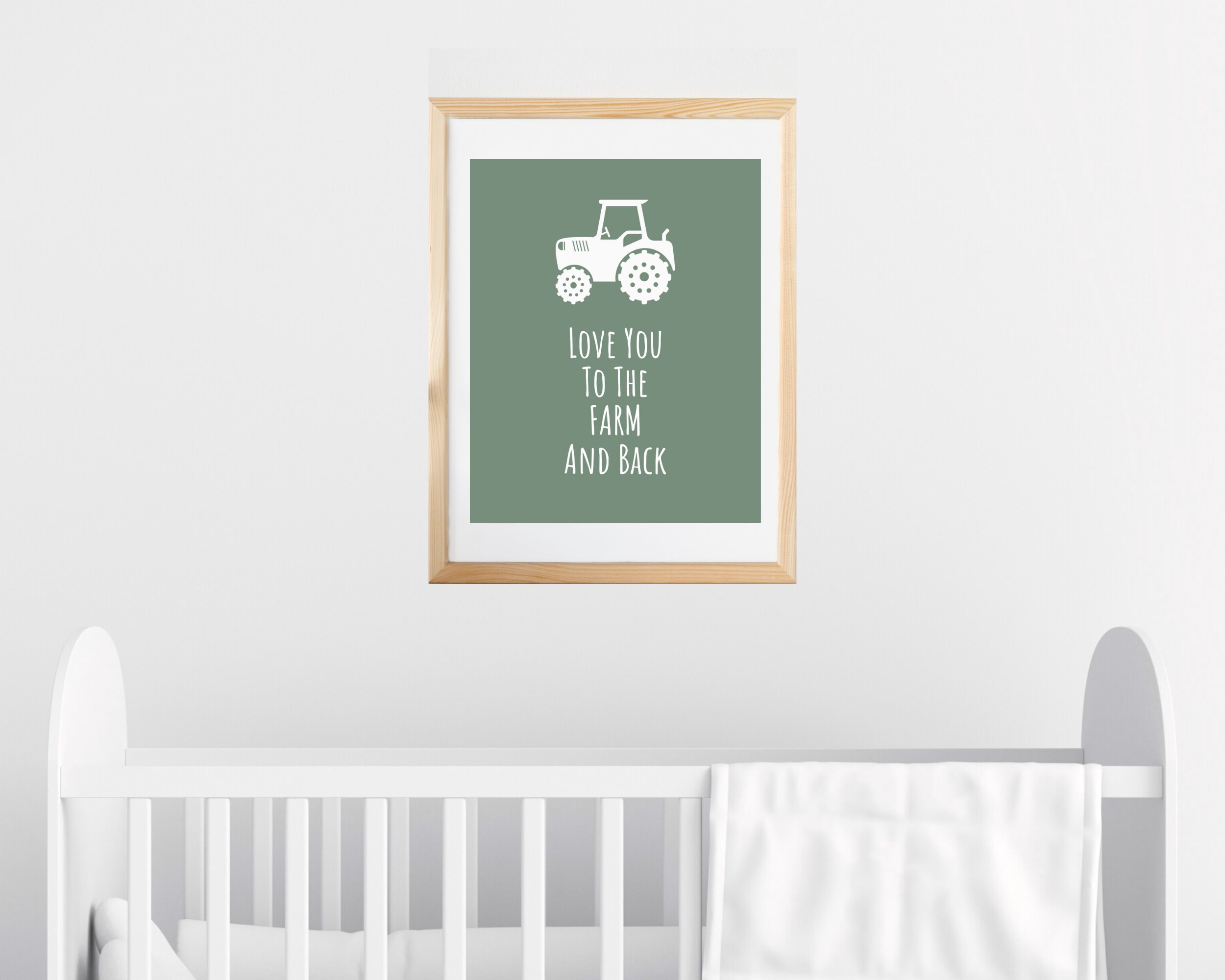 Tractor Nursery Print: Farm Boy Room Decor (PDF Files) - Etsy