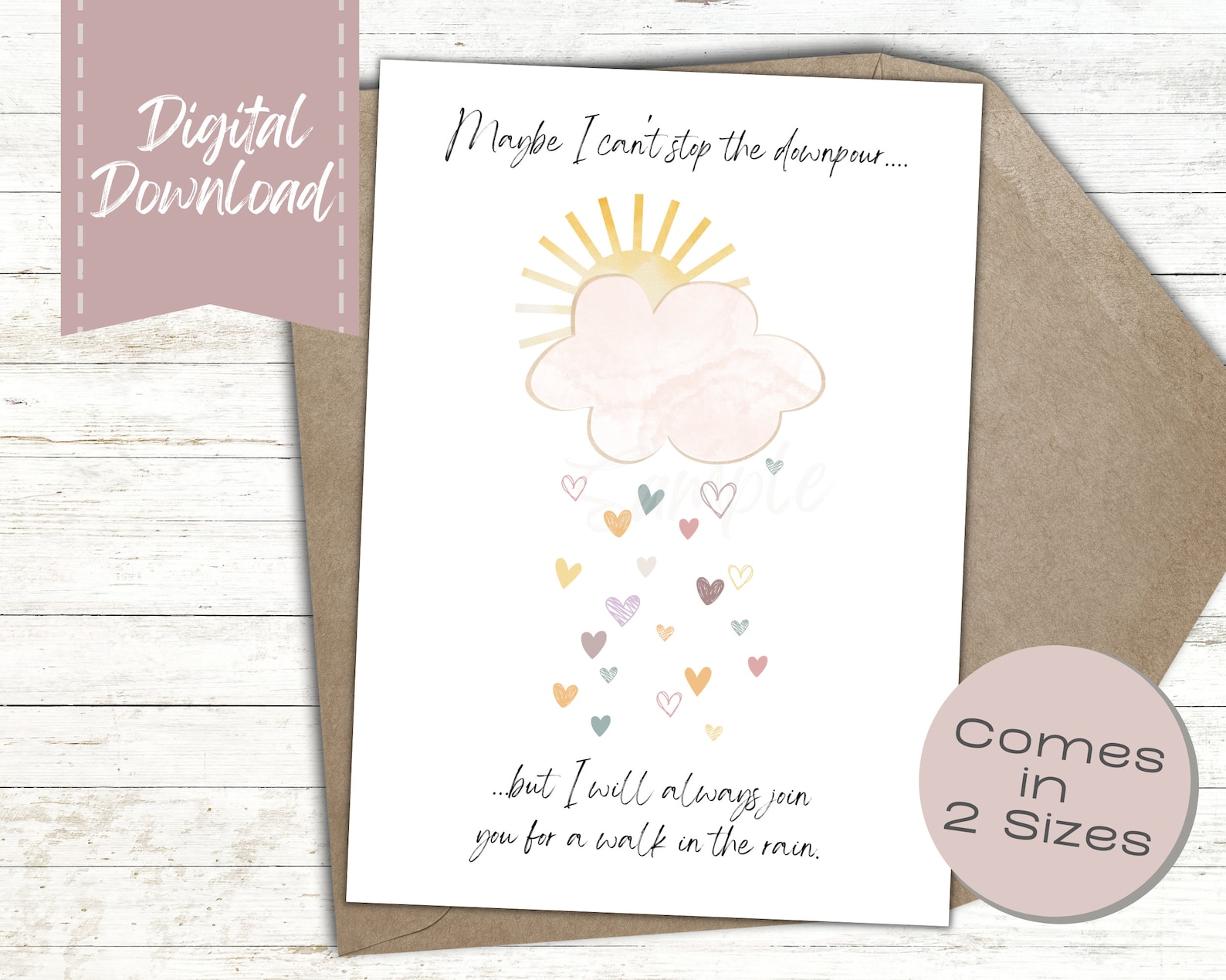 Printable Baby Loss Card | Miscarriage Card | Digital Stillbirth Card ...