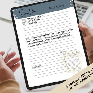 Sermon Church Notes Printable | Bible Study Notes | Church Printable ...