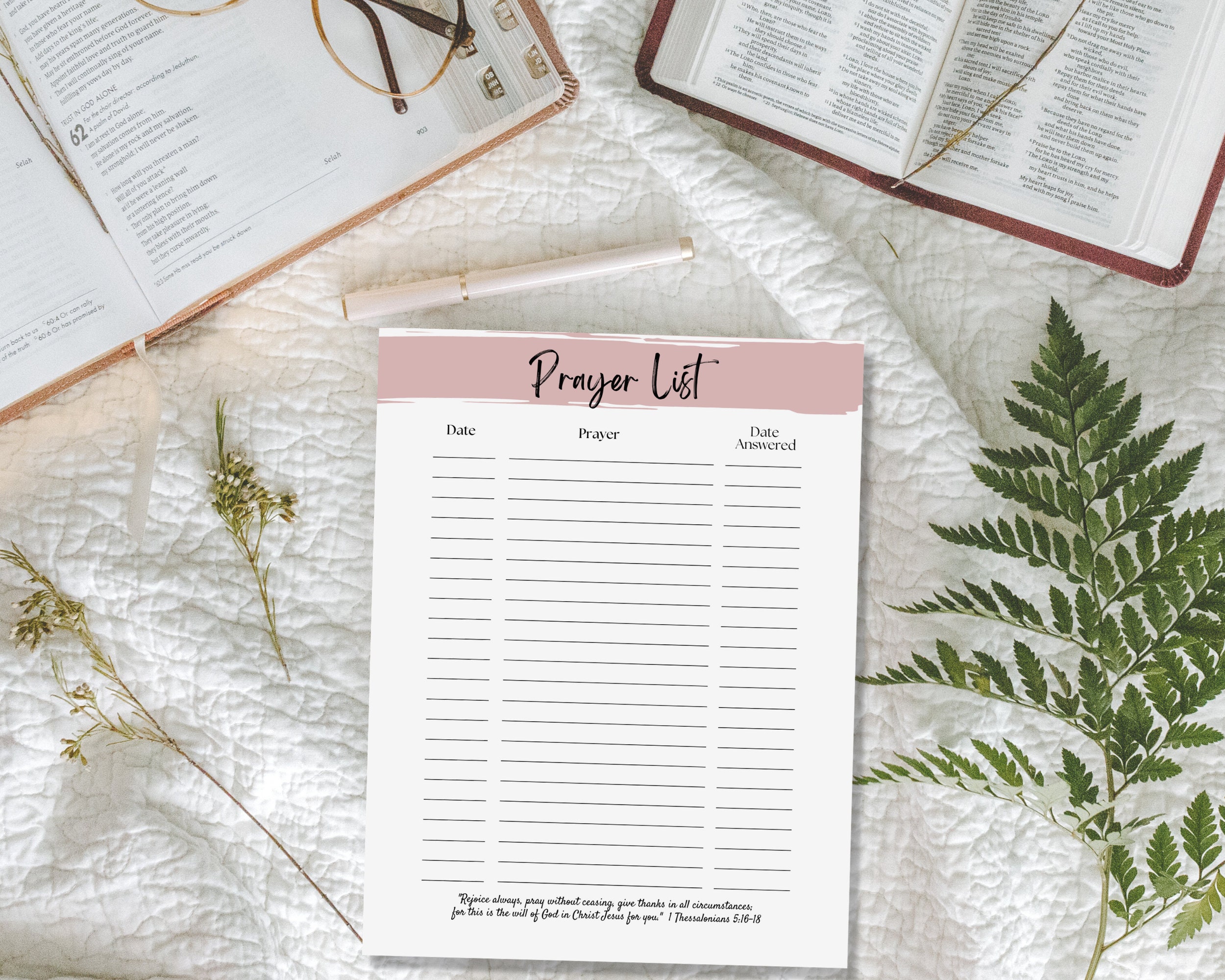 Prayer List Digital Printable Goodnotes Prayer Journal PDF Prayer ...