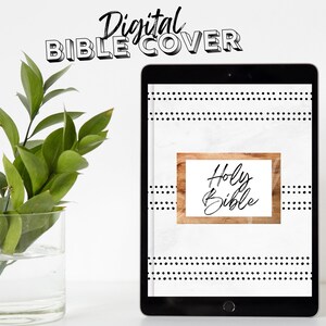 Digital Bible Cover | Goodnotes Bible Cover | PDF Cover | Cover for ...