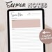 Goodnotes Sermon Church Notes | Digital Download | Bible Study Notes ...