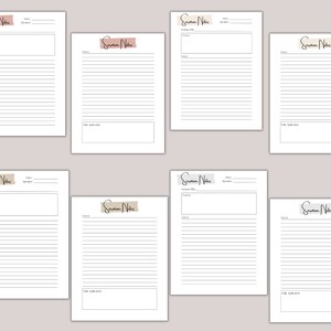 Sermon Church Notes Printable | Digital Download | Bible Study Notes ...